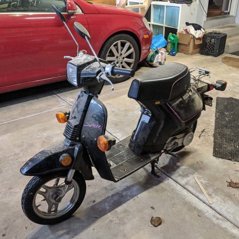 1986 Honda Spree NQ50 Scooter Project | Triumph Bonneville - A Personal ...